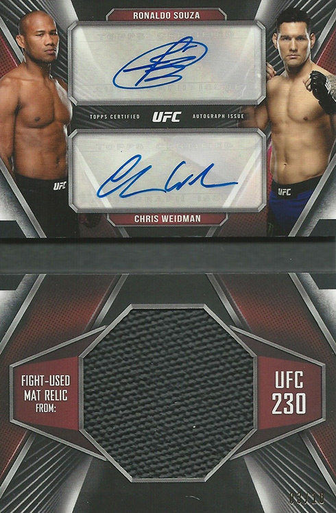 2019 Topps UFC Knockout Cards Checklist, Details, Release Date