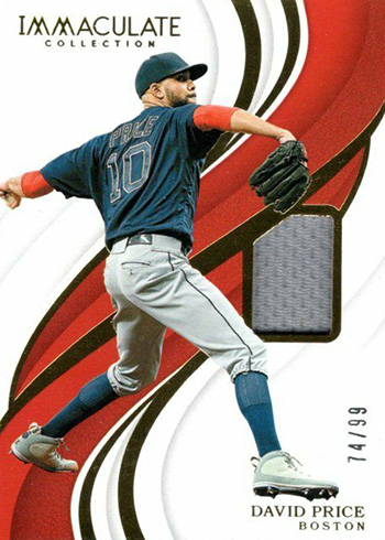 2019 Panini Immaculate Collection Baseball Checklist, Team Set Lists