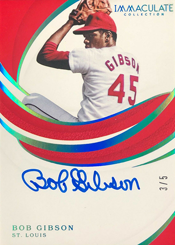 2019 Panini Immaculate Collection Baseball Checklist, Team Set Lists