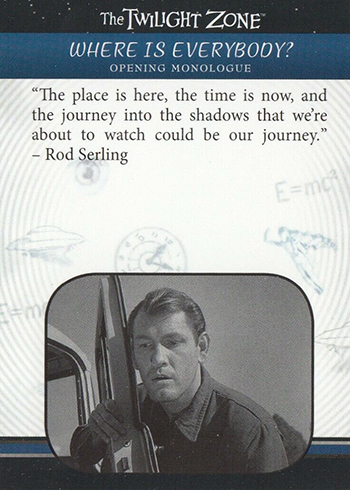 2019 Rittenhouse Twilight Zone: Rod Serling Edition Checklist, Details