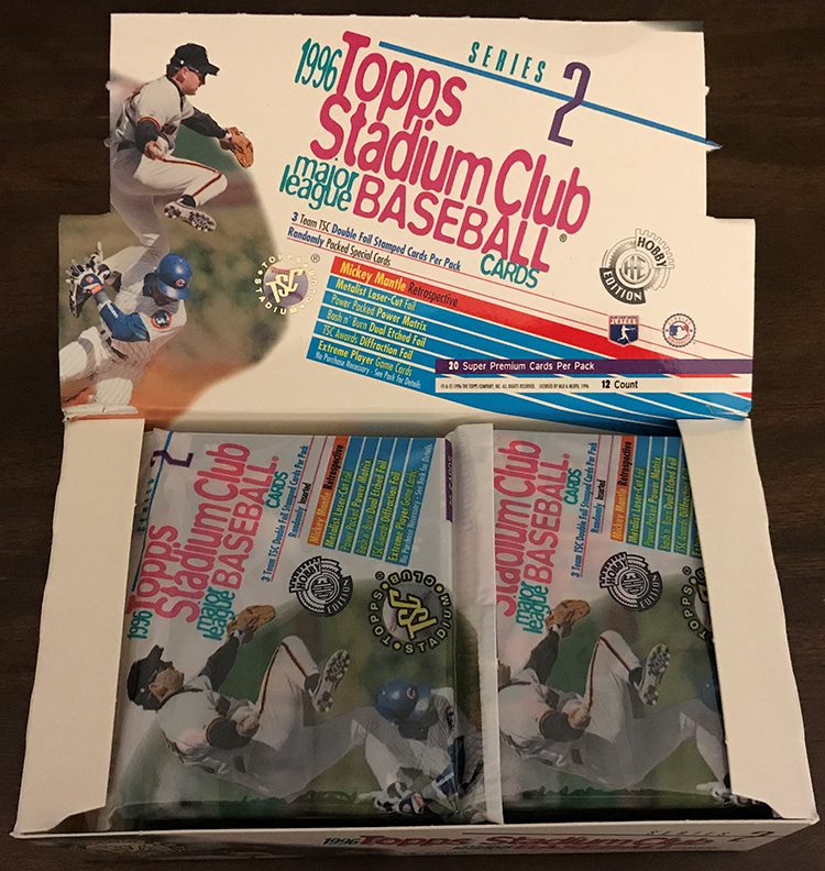 1996 Topps Stadium Club Series 2 Baseball Jumbo Box Break and Review