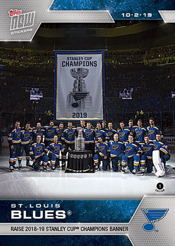 2019-20 Topps Now NHL Stickers Checklist, Details, Print Runs