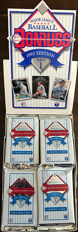 1993 Donruss Series 1 Baseball Cards Box Break And Breakdown