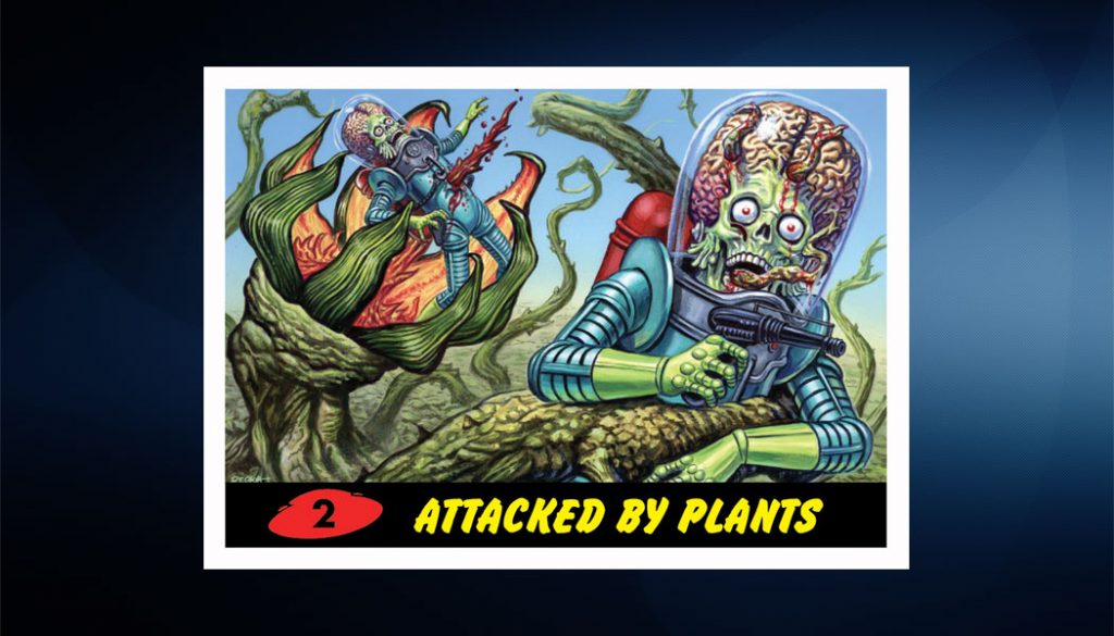 Vintage Mars Attacks Cards Brought to Life