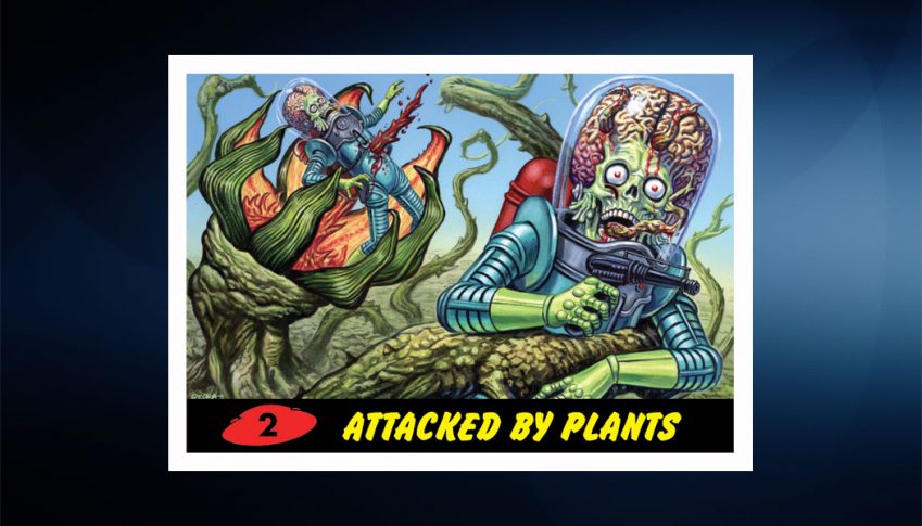 Vintage Mars Attacks Cards Brought to Life