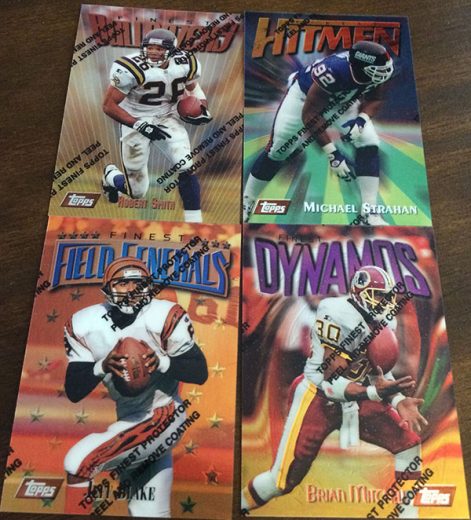 1997 Topps Finest Series 1 Football Cards Box Break and Breakdown