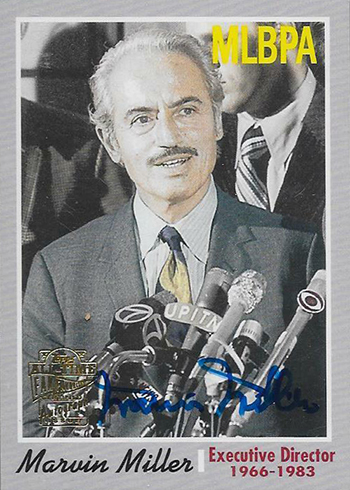 Marvin Miller Baseball Cards and His Lasting Impact on the Industry