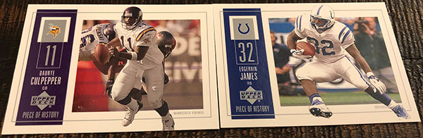 2002 Upper Deck Piece of History Football Box Break and Breakdown
