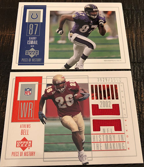 2002 Upper Deck Piece of History Football Box Break and Breakdown
