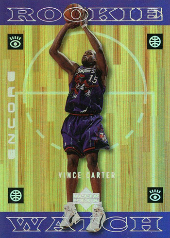 Vince Carter Rookie Card Countdown, Checklist and Guide
