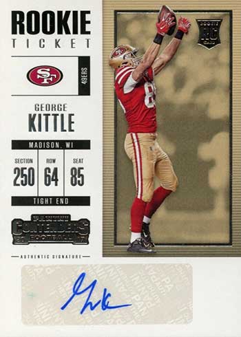 George Kittle Rookie Card Rankings and What's the Most Valuable