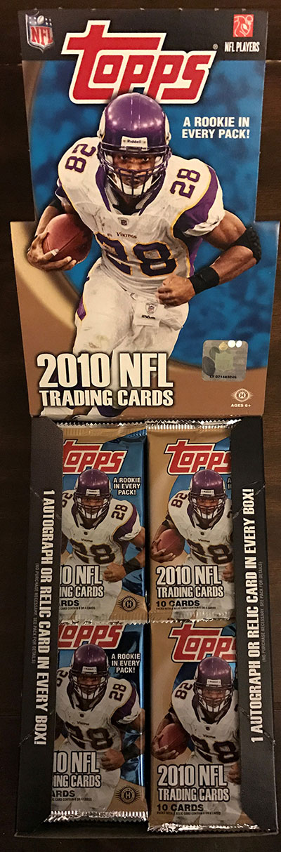 2010 Topps Football Cards Box Break and Breakdown