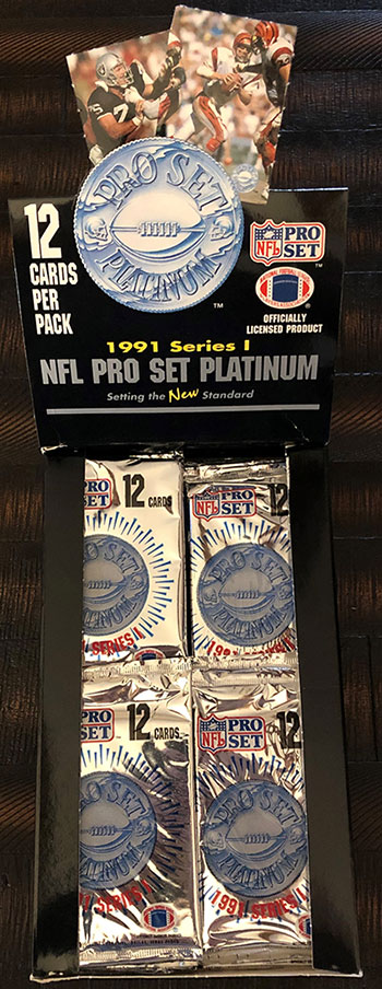 1991 Pro Set Platinum Series 1 Football Box Break and Breakdown