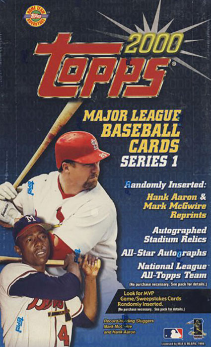 2000 Topps Series 1 Baseball Jumbo Box Break and Breakdown