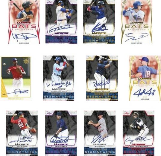 2019 Leaf Ultimate Draft Baseball Checklist, Details, Hobby Box Info