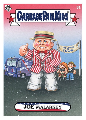 2020 Topps GPK: disg-Race to the White House Checklist, Details