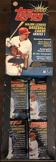 2000 Topps Series 1 Baseball Jumbo Box Break and Breakdown