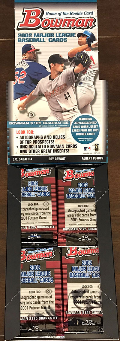 2002 Bowman Baseball Box Break and Breakdown