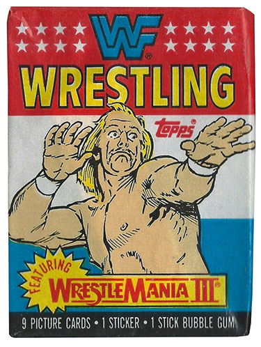 1987 Topps WWF Checklist, Details, Stickers, WrestleMania III Cards