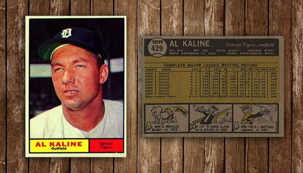 Looking Back at Al Kaline's Career Through Topps Baseball Cards