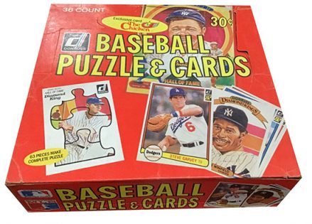 1982 Donruss Baseball Checklist, Team Set Lists, Box Info
