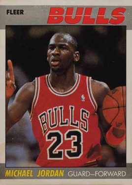 Michael Jordan Fleer Cards Through the Years - Gallery and Checklist