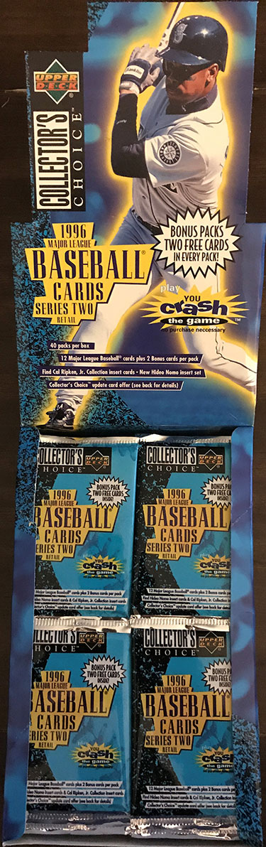 1996 Collector's Choice Series 2 Baseball Box Break and Breakdown