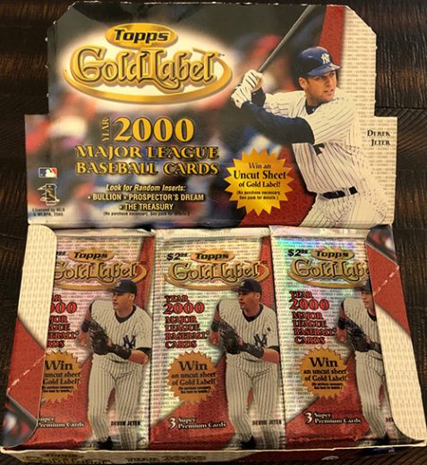 2000 Topps Gold Label Baseball Box Break and Breakdown