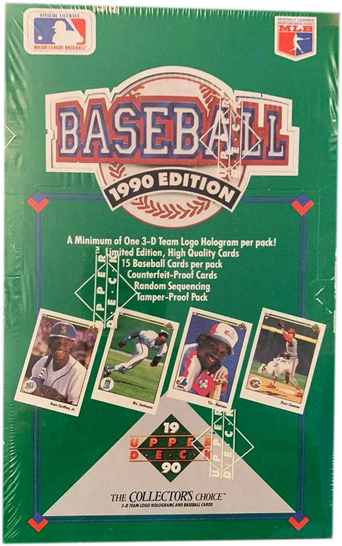 1990 Upper Deck Baseball Memories and Baseball Card Breakdown
