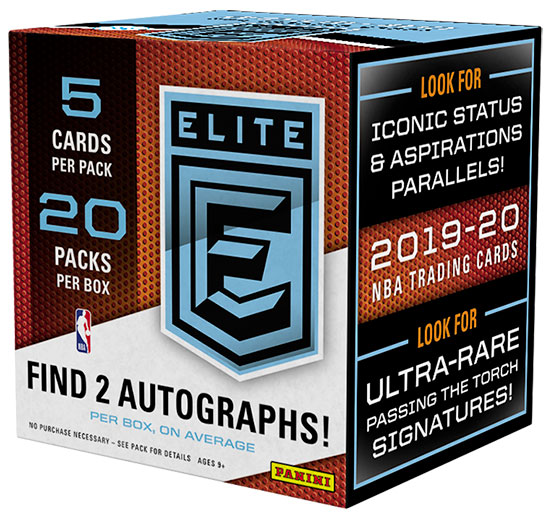 2019-20 Elite Basketball Checklist, Team Set Lists, Hobby Box Breakdown