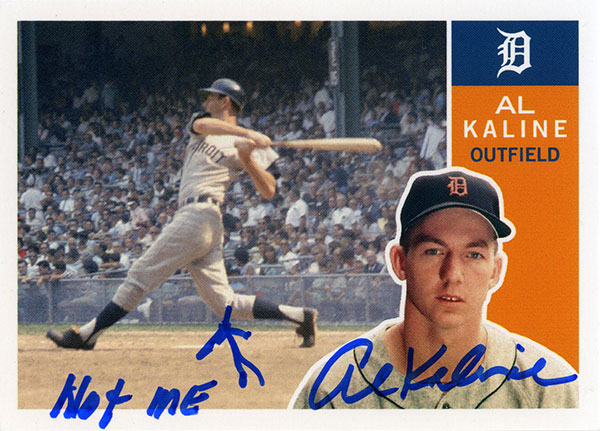 How Al Kaline Confirmed a Photo Thought to Be Him Really Wasn't