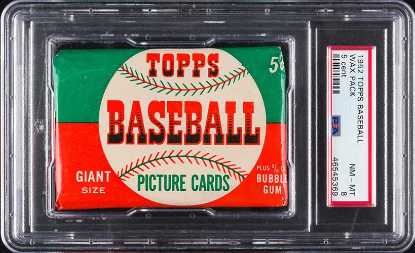 1952 Topps Baseball Pack Tops $60,000 at Auction