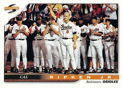 Cal Ripken Jr.'s 2,131 Consecutive Games Record on Baseball Cards