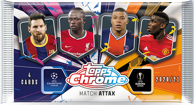 2020-21 Topps Chrome UEFA Champions League Match Attax Checklist