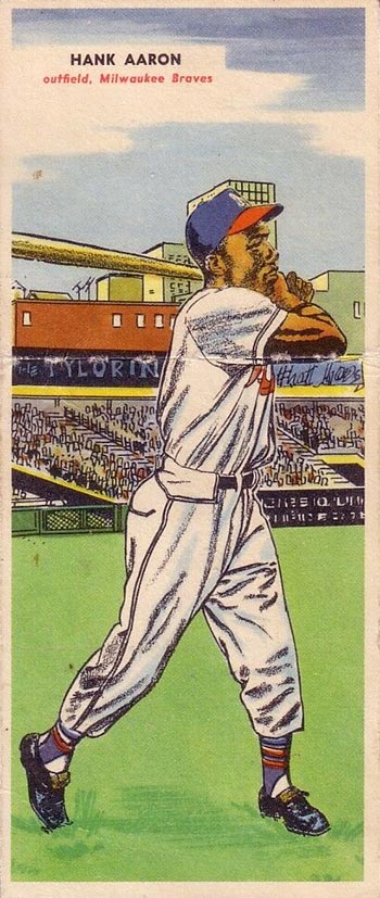 Hank Aaron Topps Baseball Cards Guide and Gallery