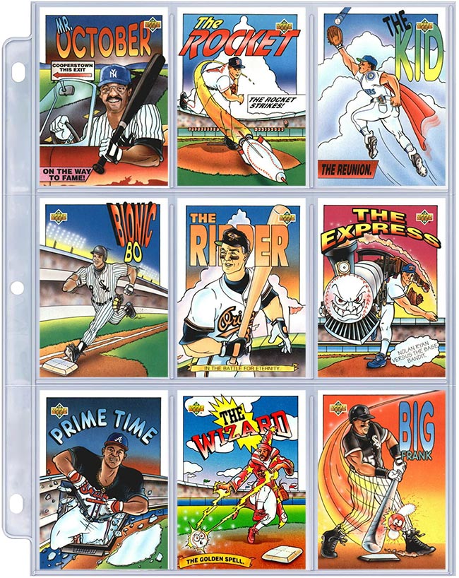 One-Sheet Collections: Heroic 1993 Upper Deck Fun Pack Baseball Cards