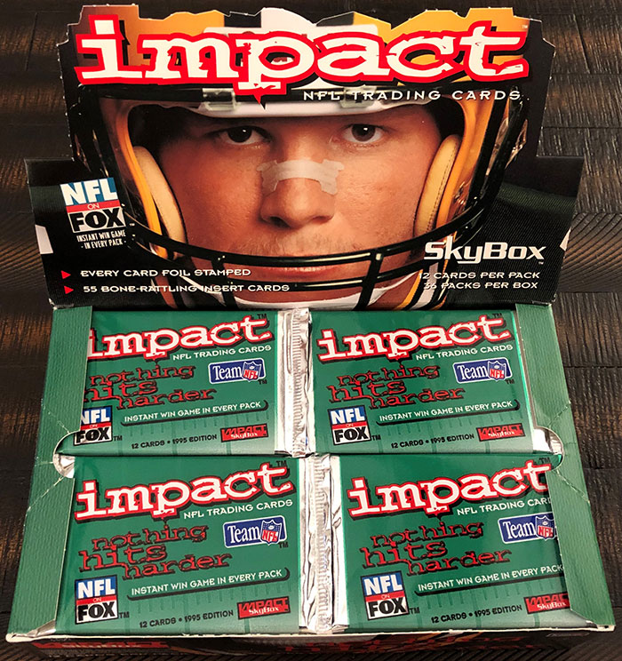 1995 SkyBox Impact Football Box Break and Breakdown