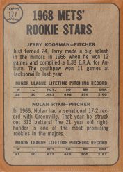 Nolan Ryan Rookie Card Guide, Checklist and History