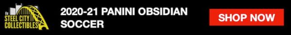 2020-21 Panini Obsidian Soccer Checklist, Hobby Box Info, Team Set Lists