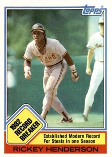 1983 Topps Baseball Checklist, Team Set Lists, Details