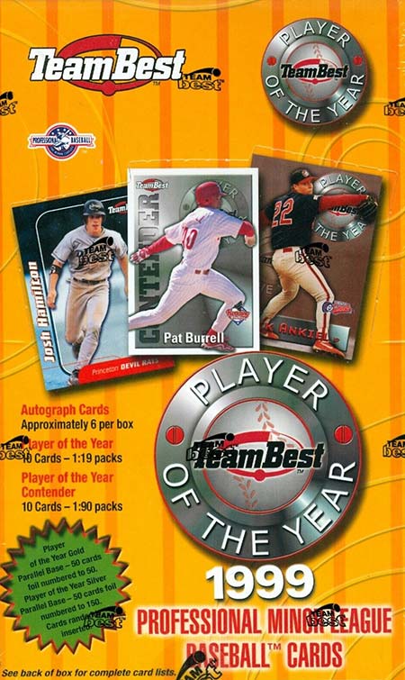 1999 Team Best Player of the Year Baseball Box Break and Review