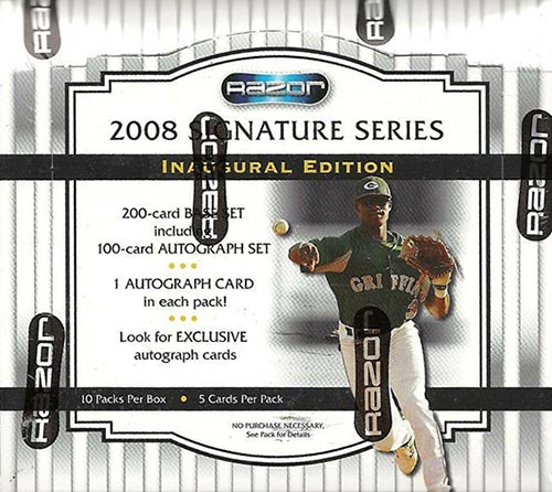 Cheap Wax Wednesday Box Breaks: 2008 Razor Signature Series Baseball ...