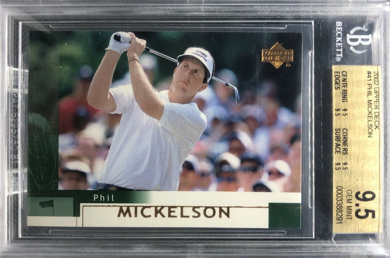 Three Major Phil Mickelson Cards - Beckett News