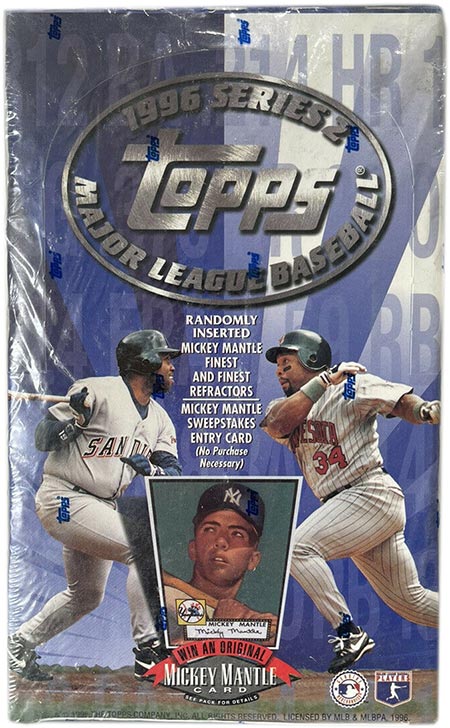 1996 Topps Series 2 Baseball Box Break and Breakdown