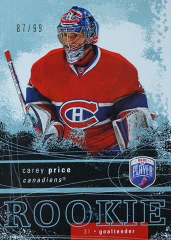 Carey Price Rookie Card Rankings and Guide to What's the Most Valuable