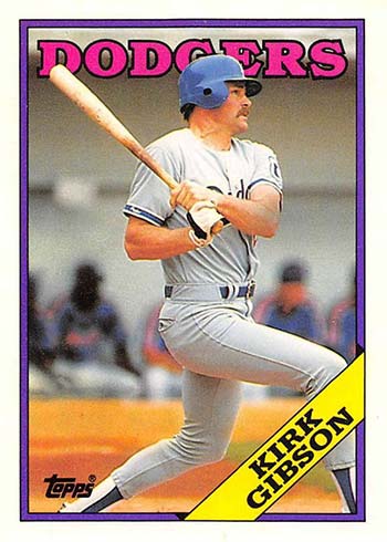 10 Kirk Gibson Baseball Cards That Chart the Course of His Career