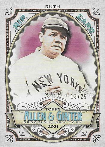 2021 Topps Allen & Ginter Baseball Checklist, Box Info, Odds, Team Sets