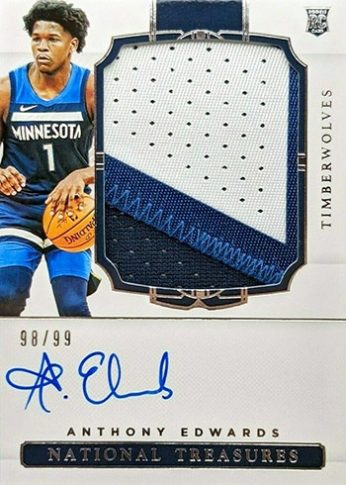 5 Important Anthony Edwards Cards from His Rookie Season