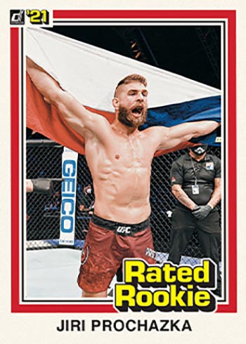 2021 Panini Instant UFC Rated Rookie Retro Checklist, Details