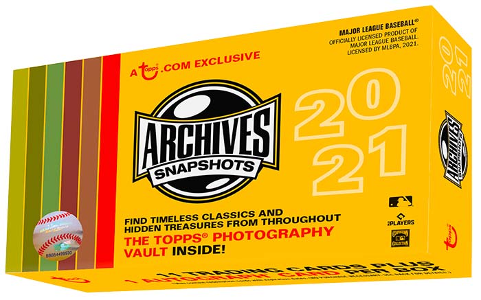2021 Topps Archives Snapshots Baseball Checklist, Hobby Box Info